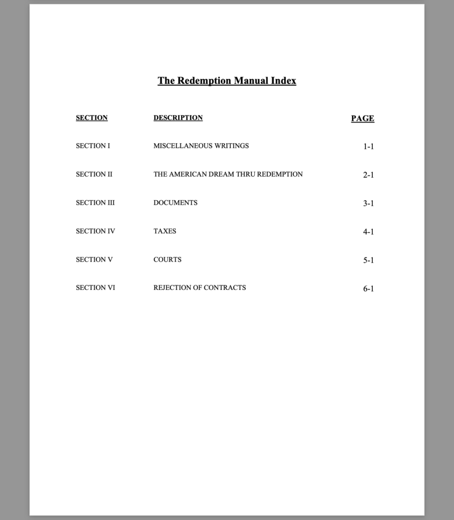 The Redemption Manual: A Step-By-Step Guide to Reclaiming your ...